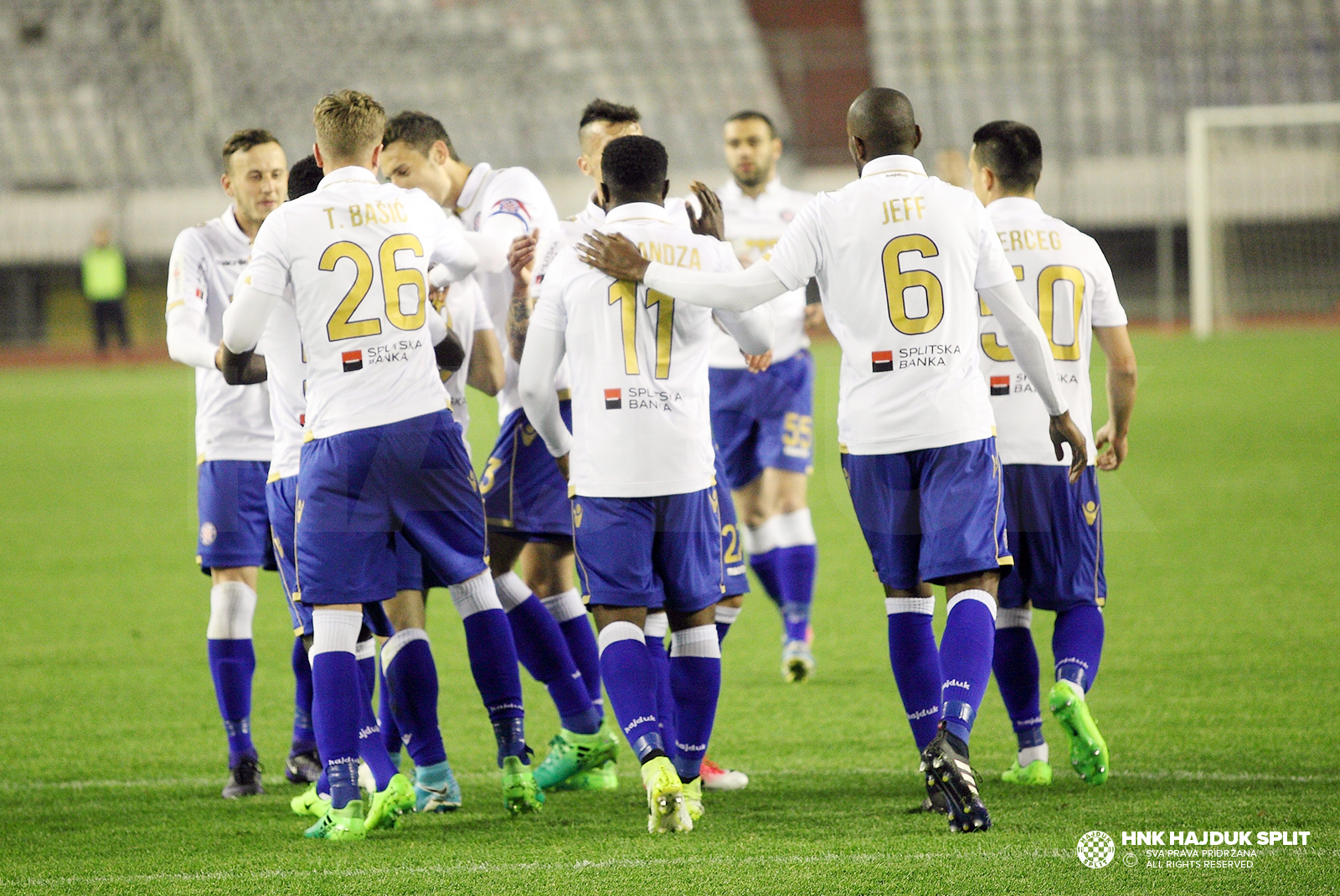 Poljud: Hajduk - Split 5:2 • HNK Hajduk Split
