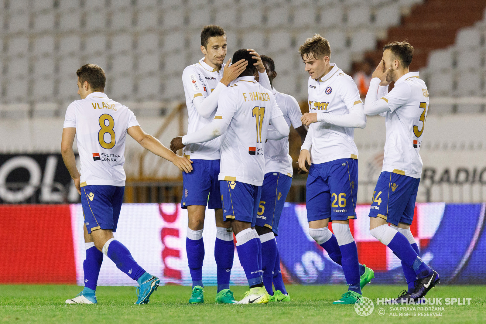 Poljud: Hajduk - Split 5:2 • HNK Hajduk Split