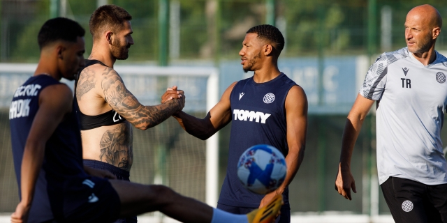 Moufi prvi put trenirao s Bijelima • HNK Hajduk Split